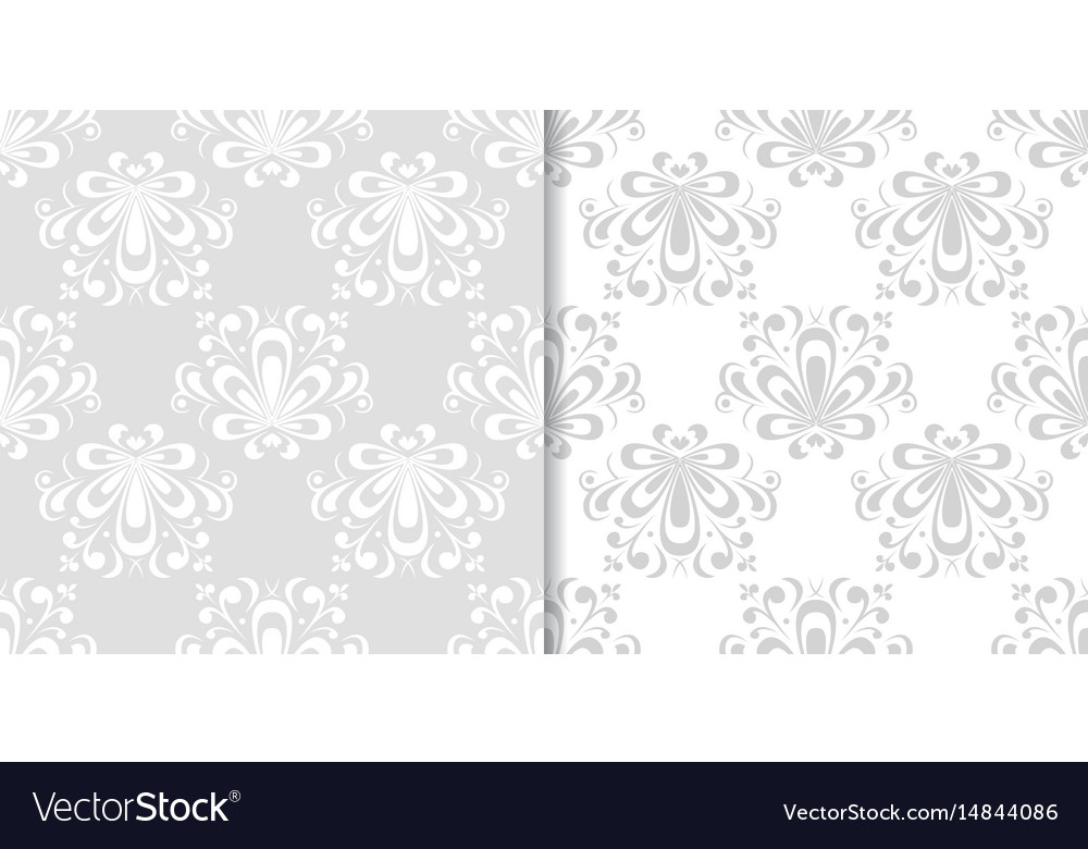 Colored flower pattern seamless background Vector Image