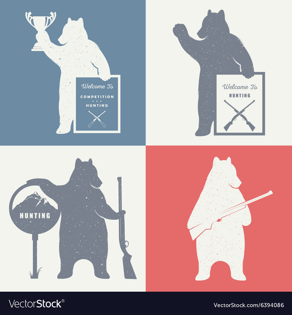 Fun bear Royalty Free Vector Image - VectorStock