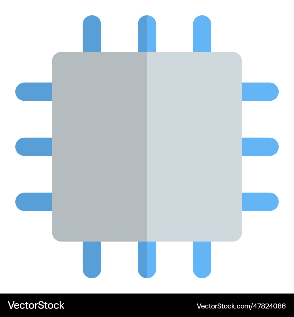 Wireless microchip a device controller Royalty Free Vector