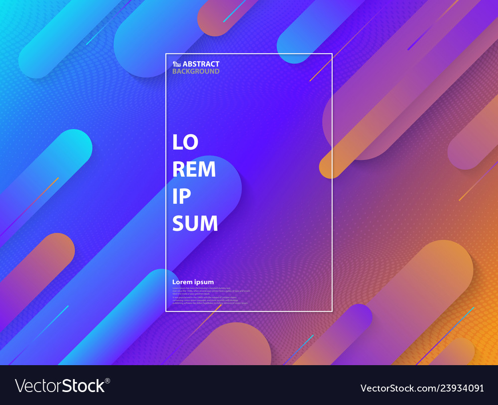 Abstract colorful of minimal geometric pattern Vector Image