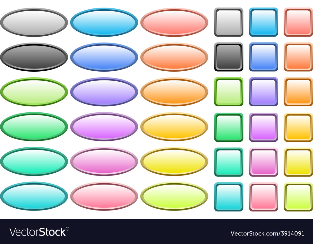 Buttons Royalty Free Vector Image - VectorStock