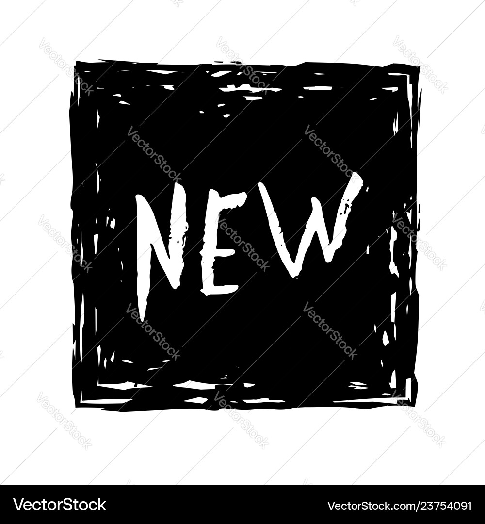 Handwritten lettering for social media network Vector Image