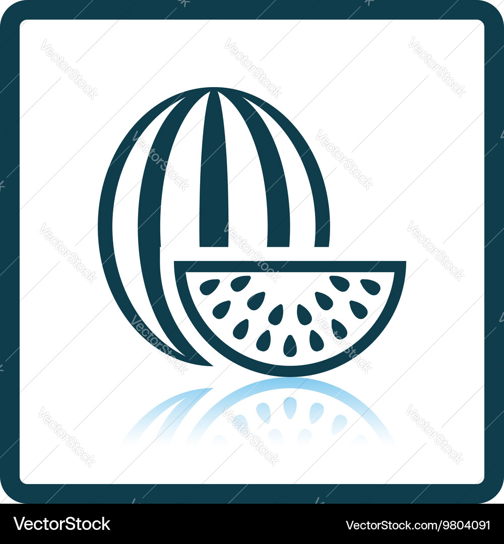 Icon of watermelon Royalty Free Vector Image - VectorStock