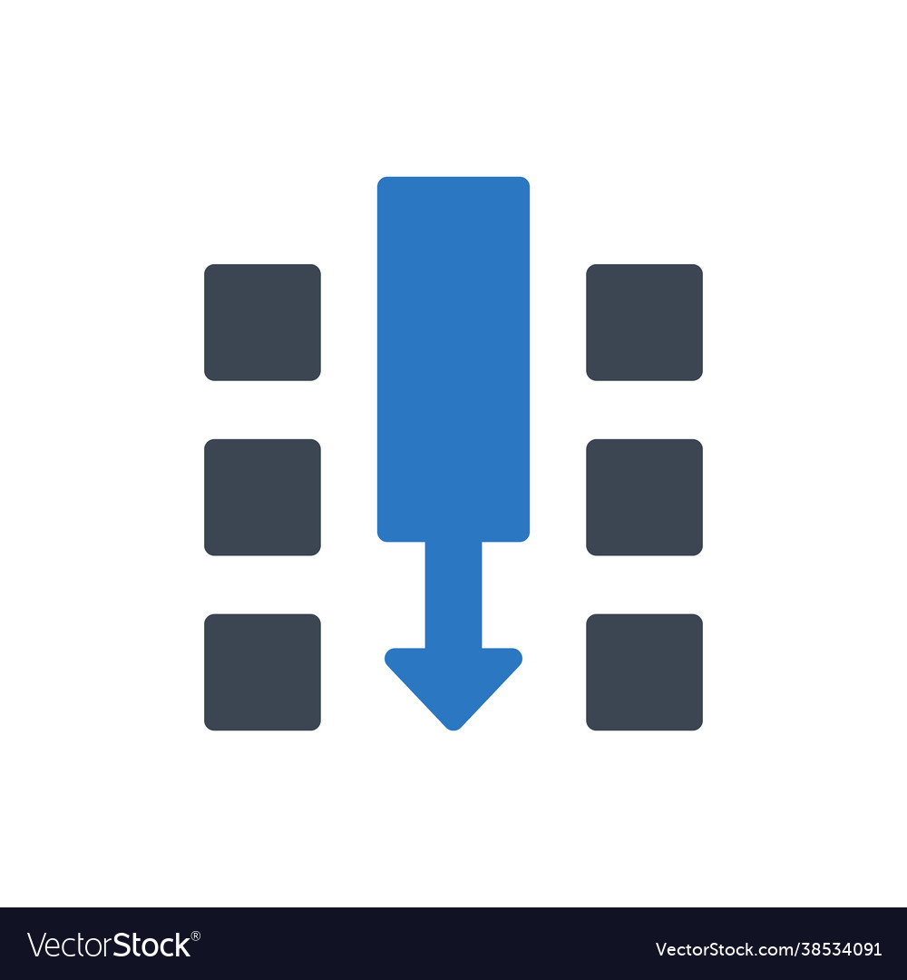 Insert column icon Royalty Free Vector Image - VectorStock