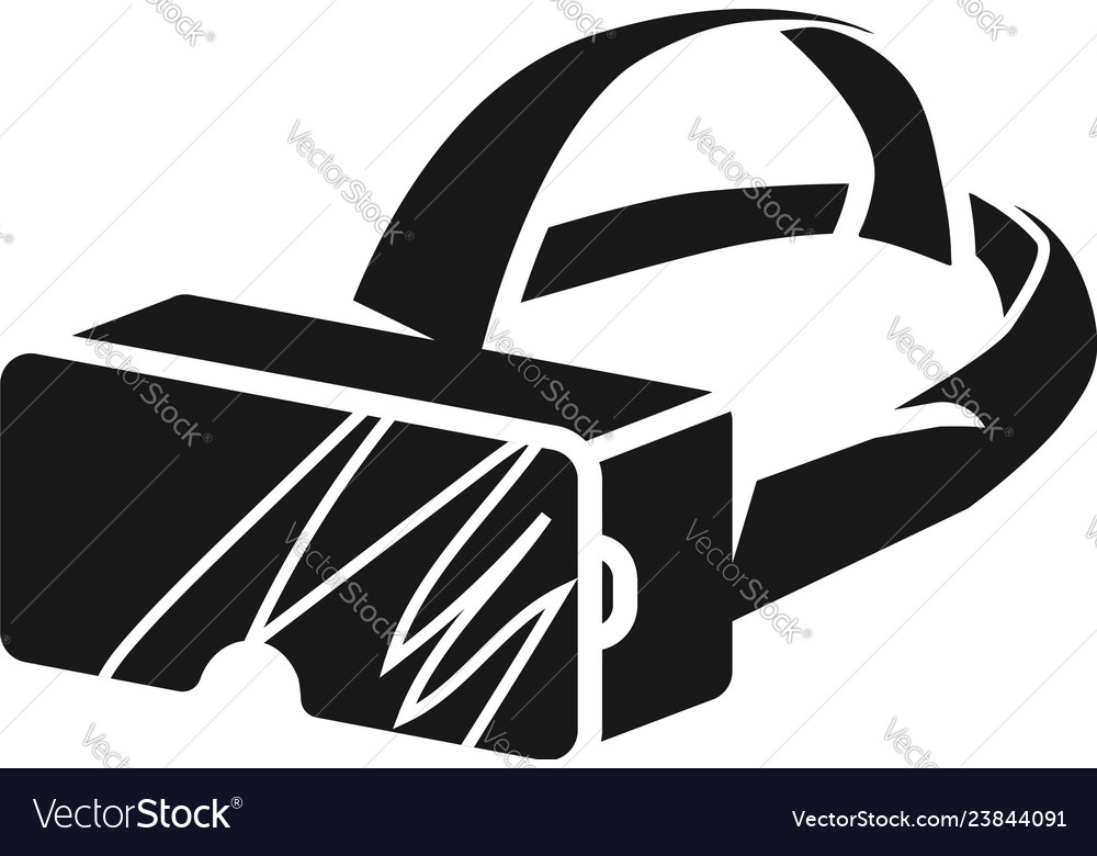 Rectangular magnifying glasses icon simple style Vector Image