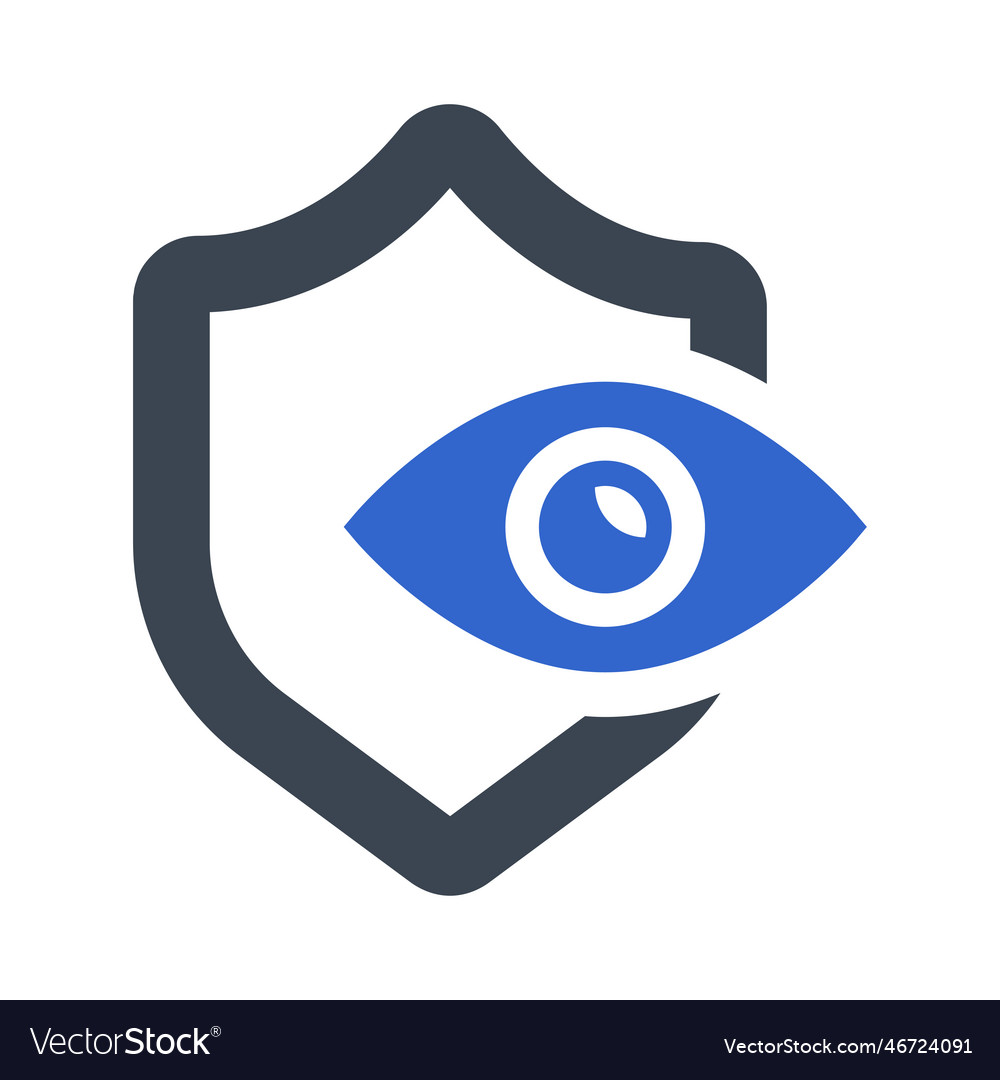 Security view icon Royalty Free Vector Image - VectorStock