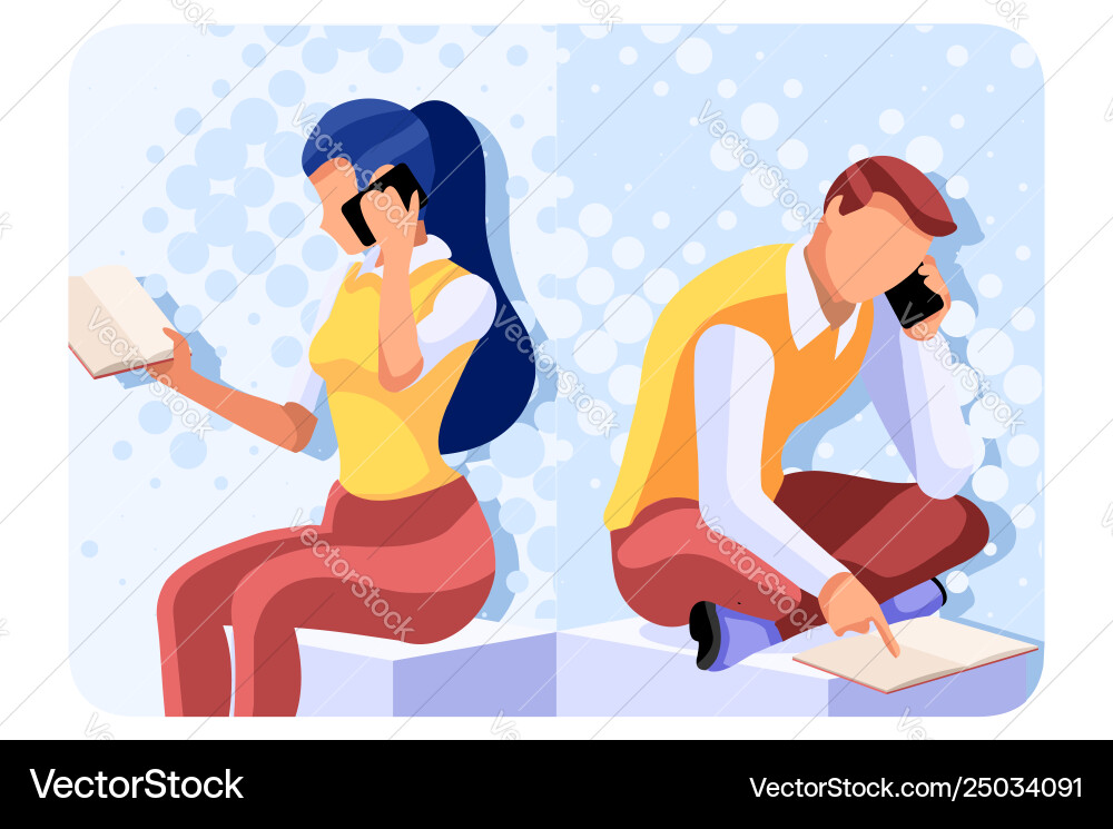 Speaking talking telling Royalty Free Vector Image