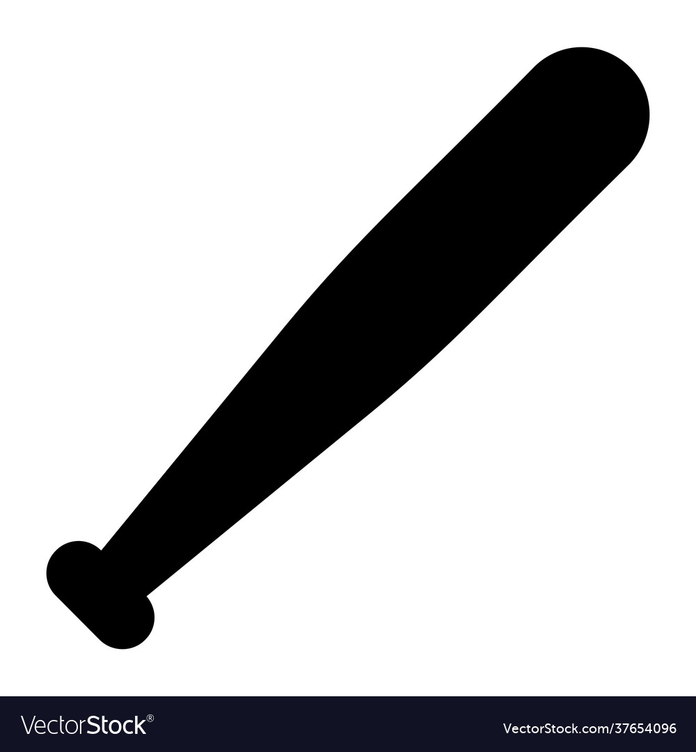 Baseball bat Royalty Free Vector Image - VectorStock