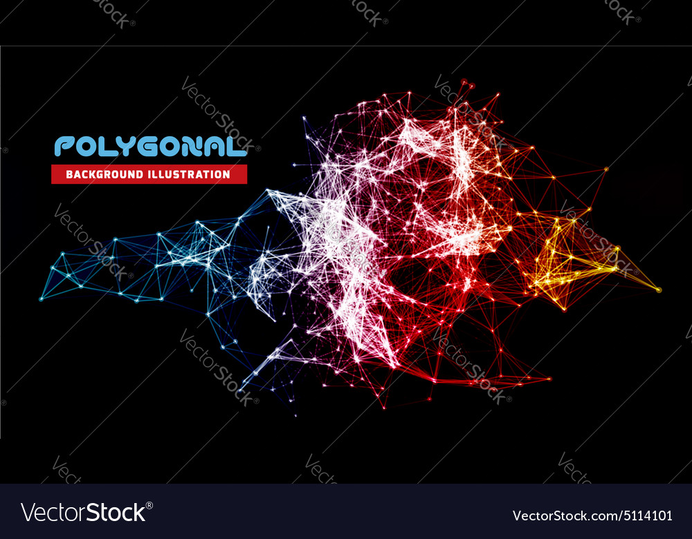 Abstract network connection background Royalty Free Vector