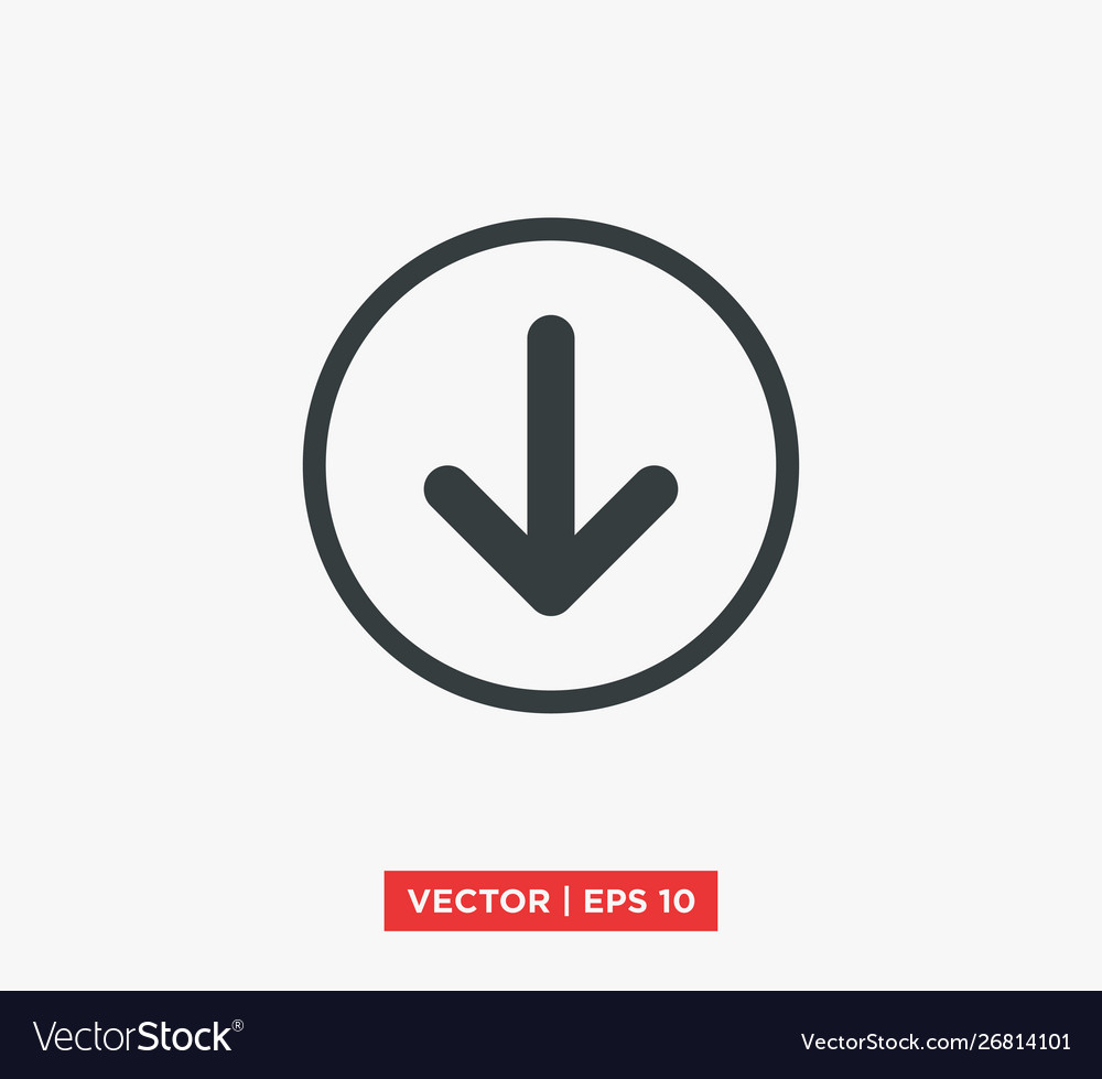 Arrow point mark icon Royalty Free Vector Image