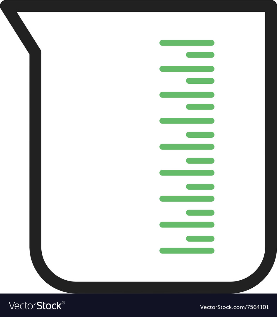 Beaker Royalty Free Vector Image - VectorStock