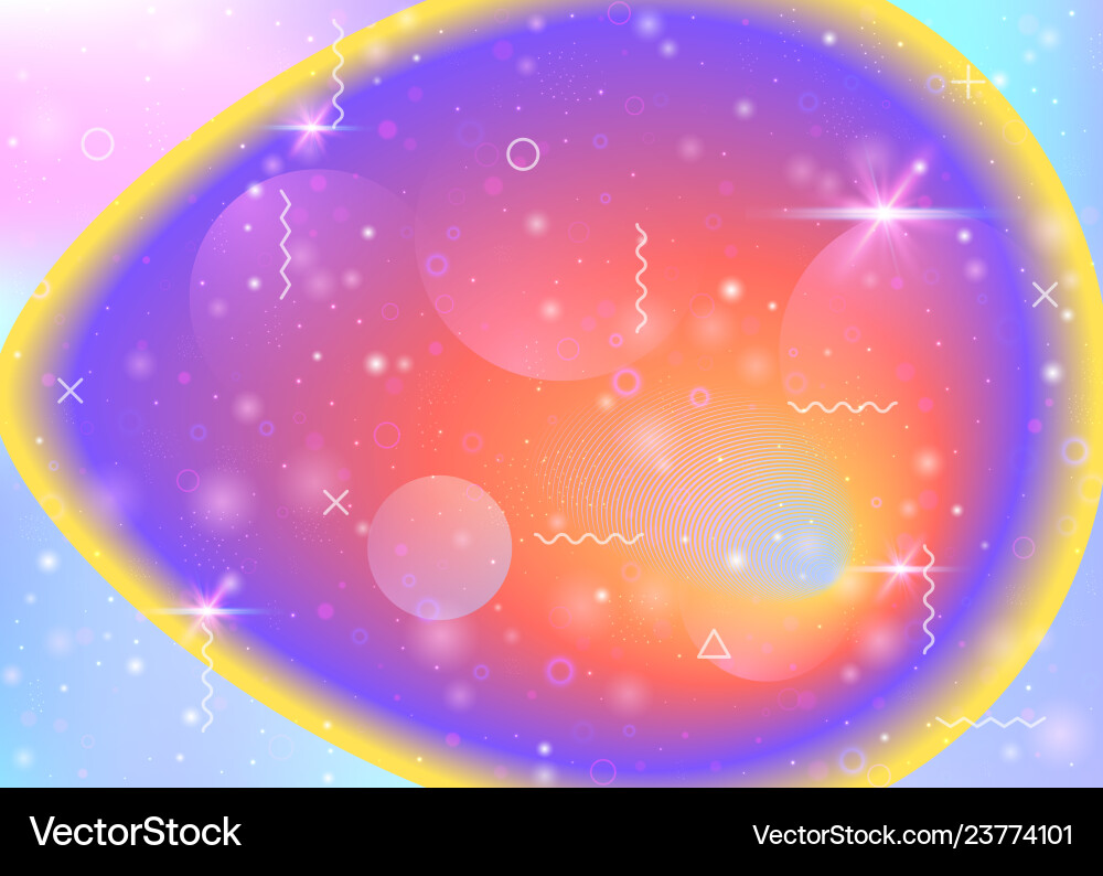 Cosmos background with galaxy and universe shapes Vector Image