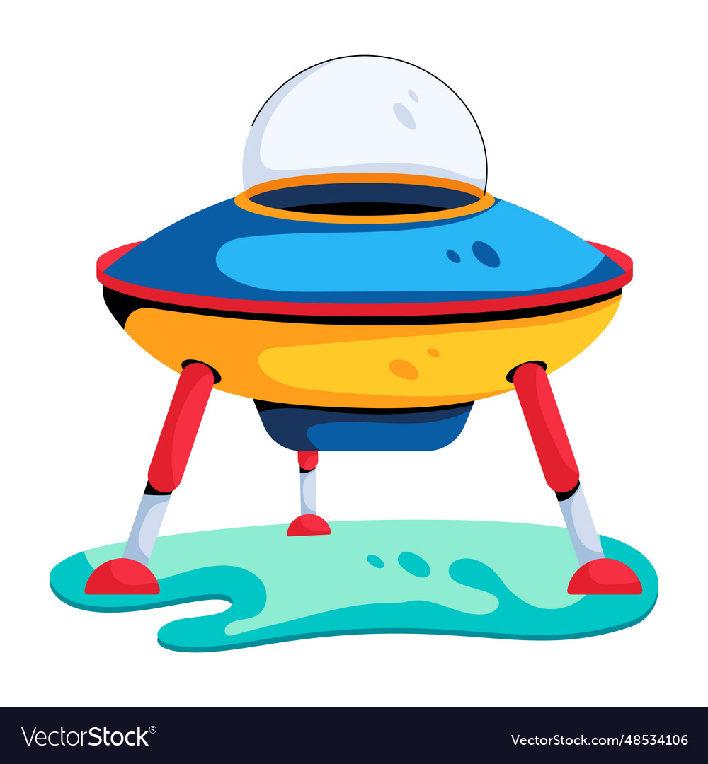 Alien ship Royalty Free Vector Image - VectorStock