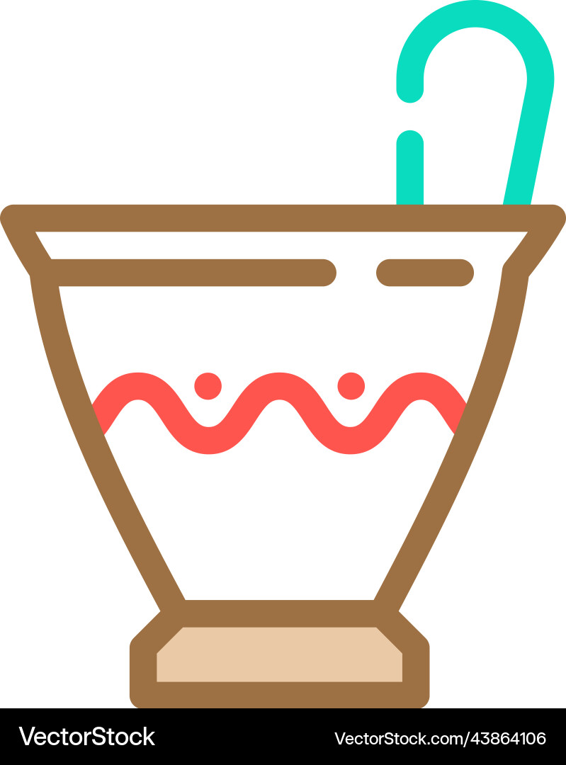 Antique clay crockery color icon Royalty Free Vector Image