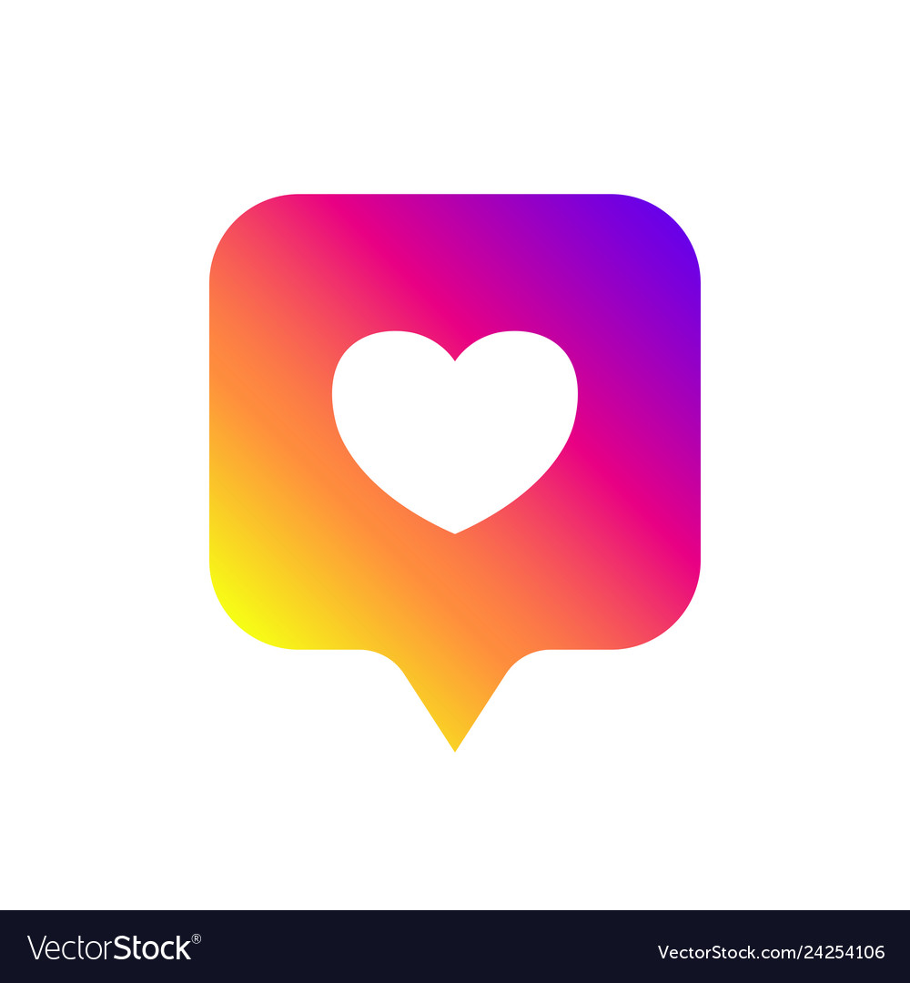 Counter notification icon color gradient Vector Image Counter notification icon color gradient Vector Image