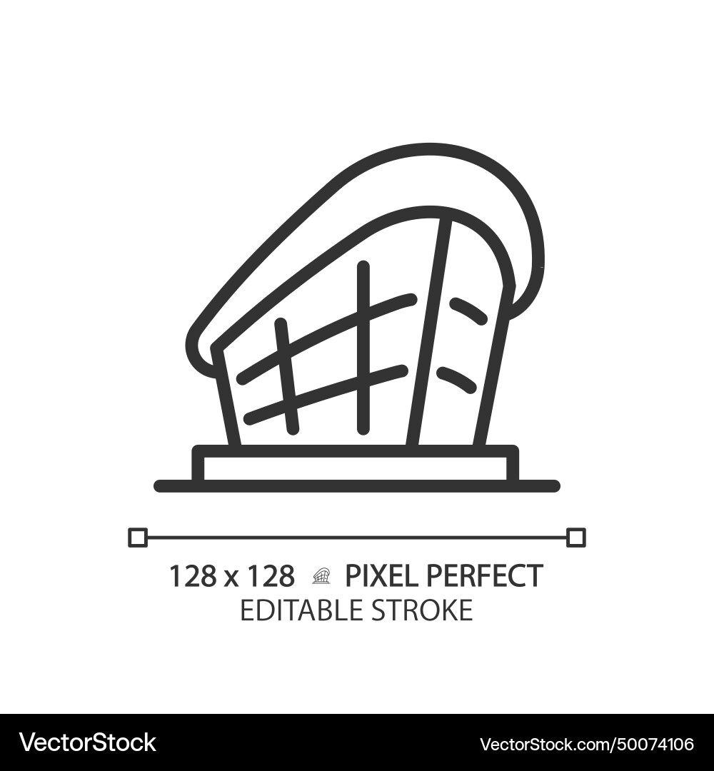 Dubai opera linear icon Royalty Free Vector Image