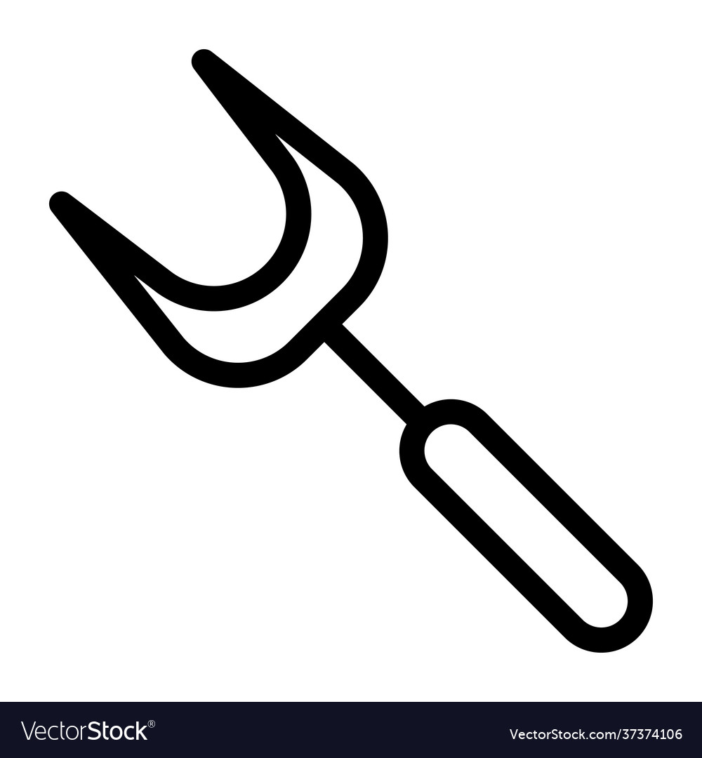 German fork Royalty Free Vector Image - VectorStock