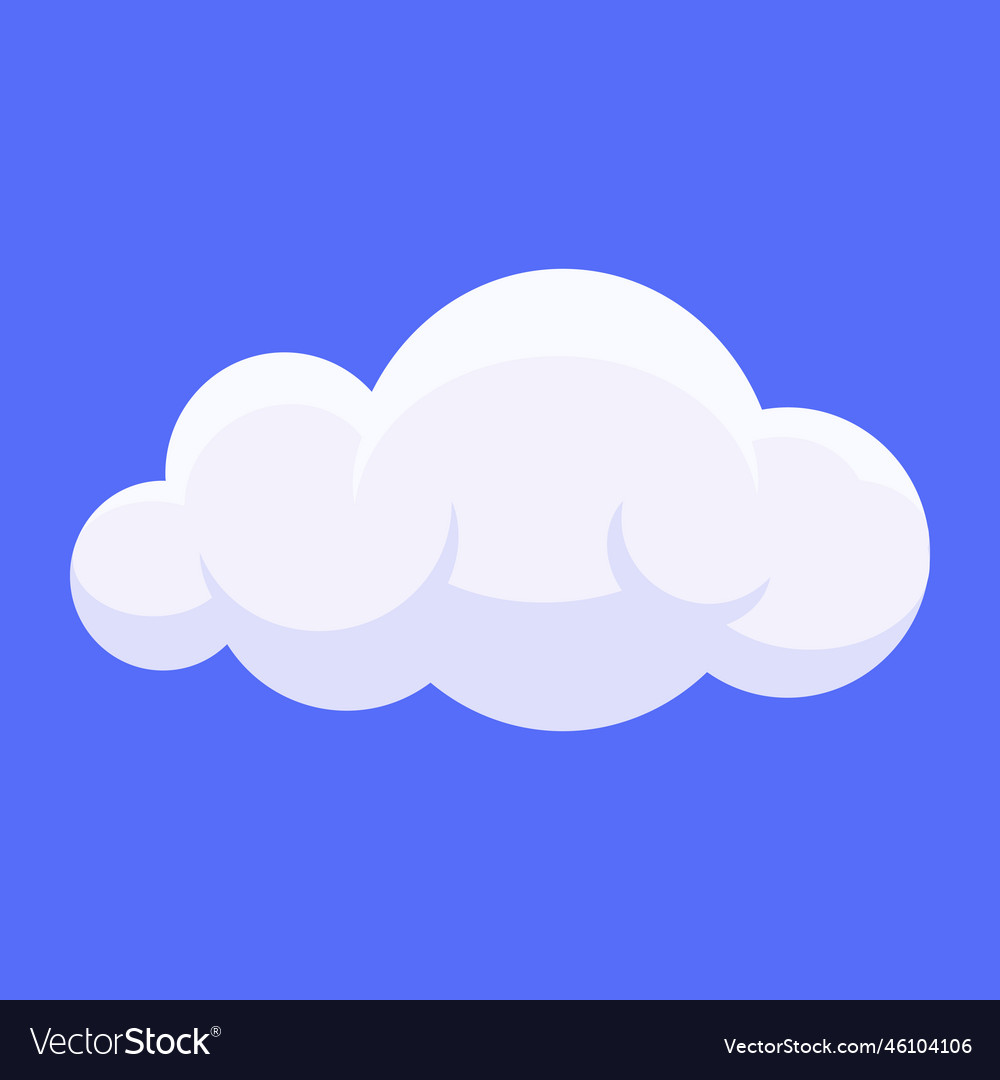 Sky cloud Royalty Free Vector Image - VectorStock