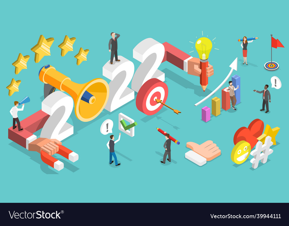 3d isometric flat conceptual Royalty Free Vector Image