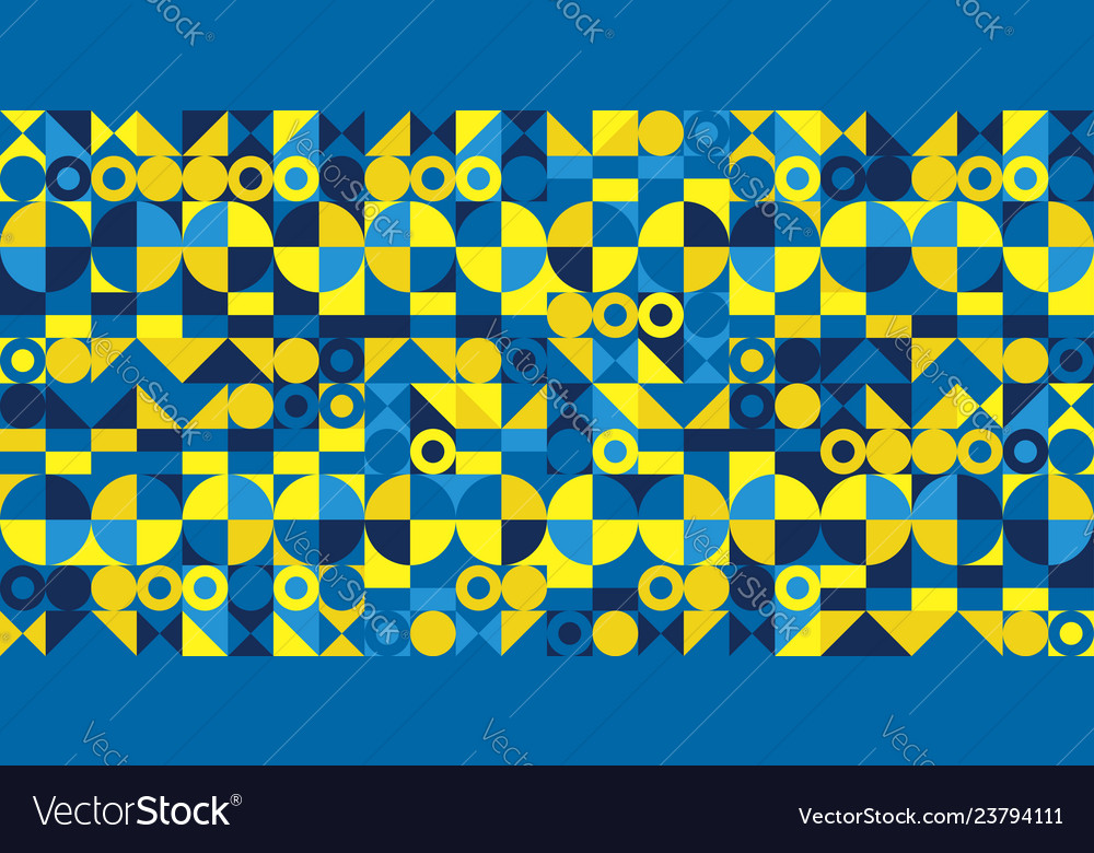 Abstract Colorful Geometric Design Pattern Vector Image