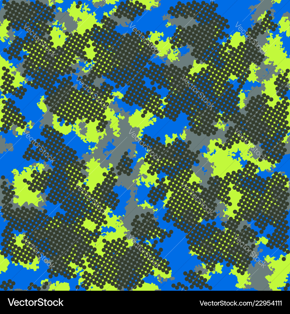 Fashion camo colorful camouflage pattern Vector Image