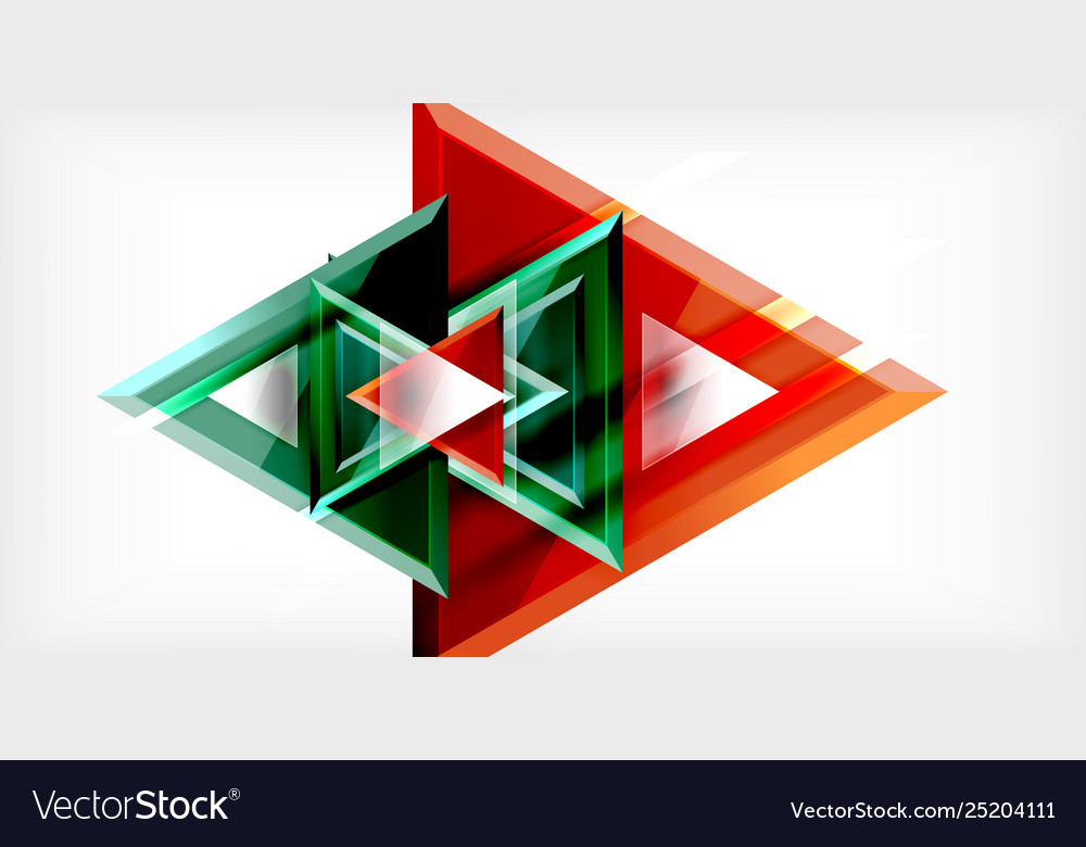 Triangle abstract background Royalty Free Vector Image