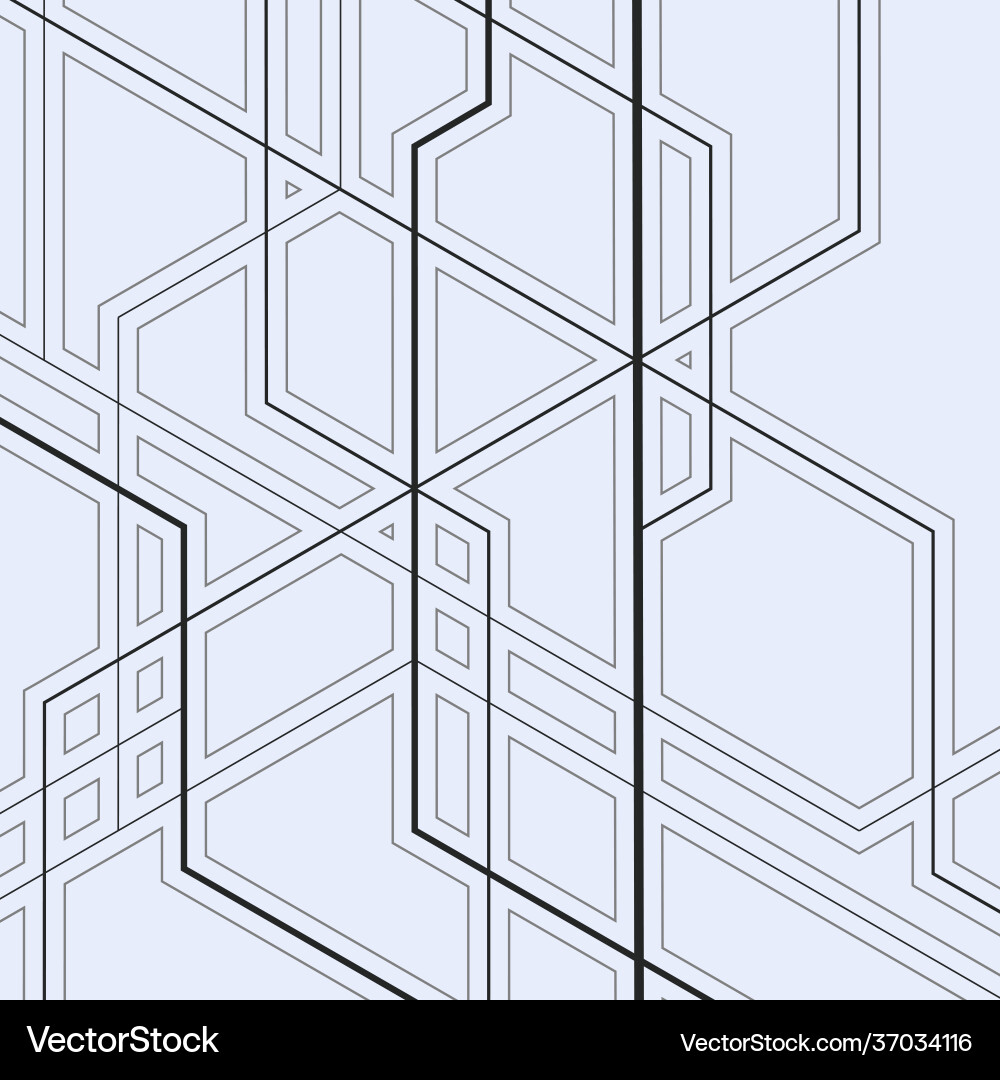 Abstract geometric overlap lines and shapes design