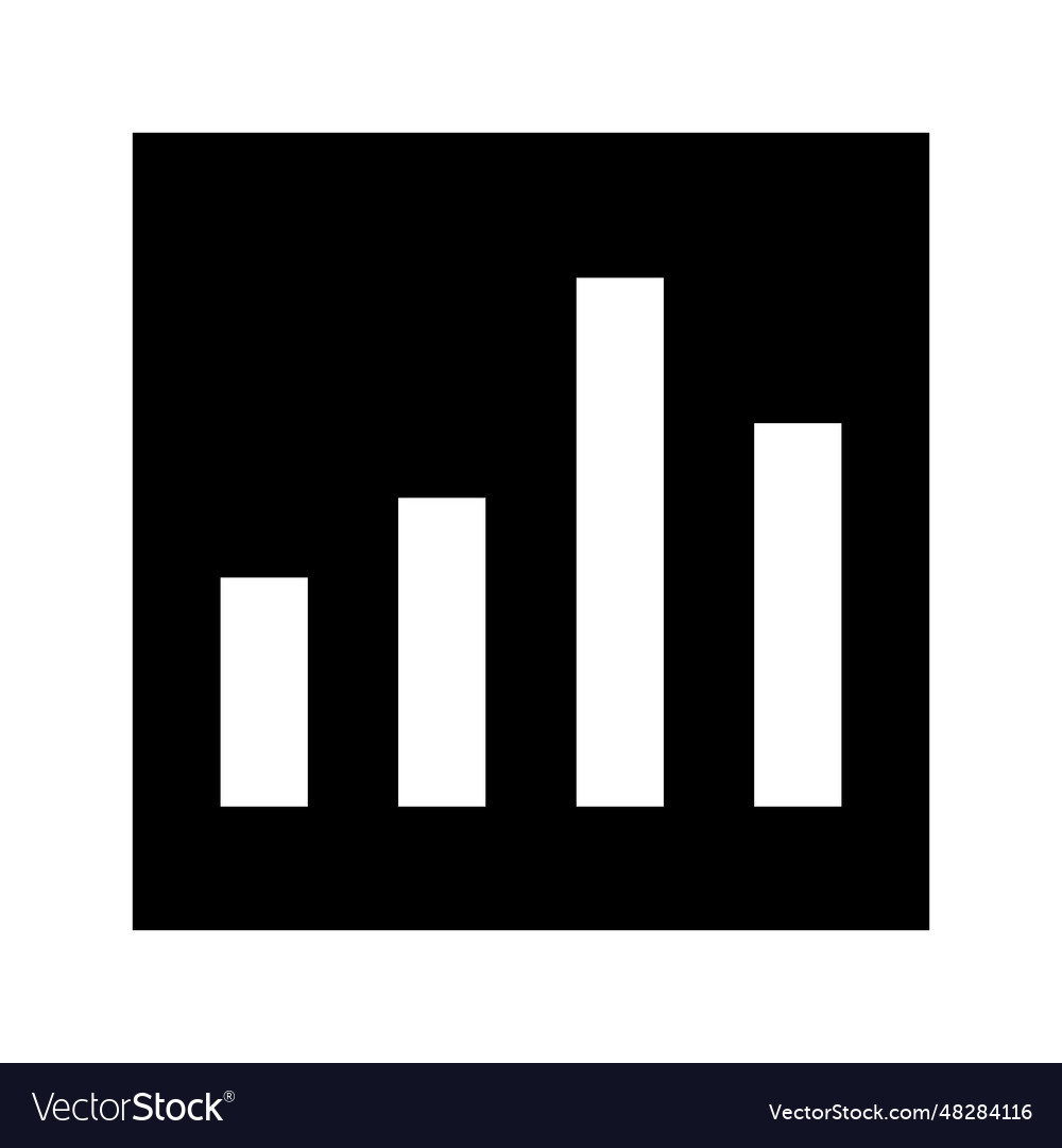 Chart icon Royalty Free Vector Image - VectorStock