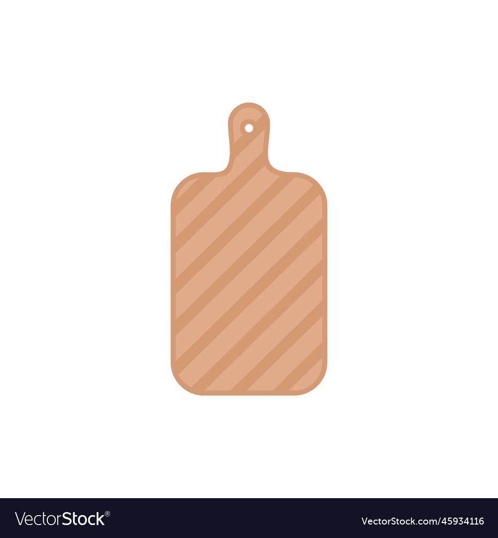 Cutting board for the kitchen cooking process Vector Image