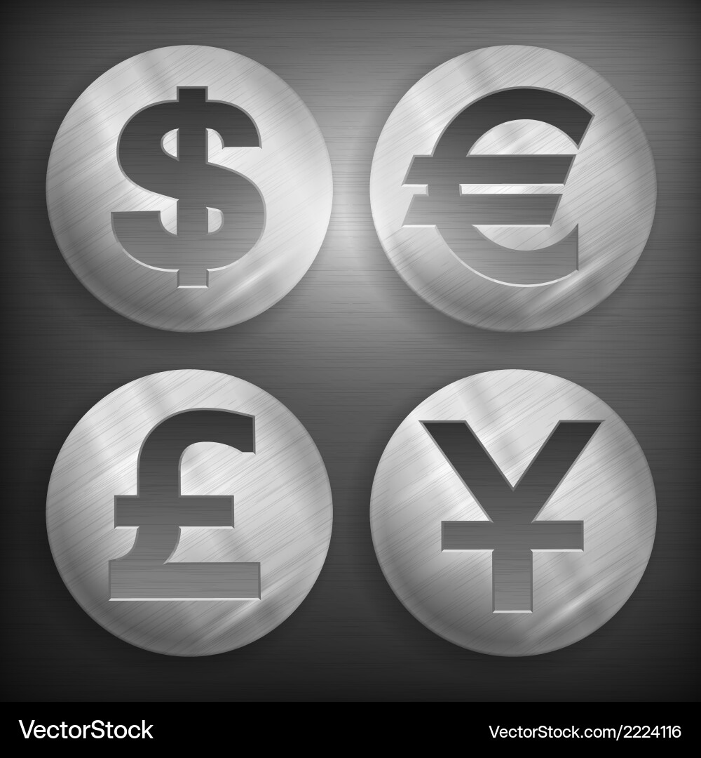 Set of round icons Royalty Free Vector Image - VectorStock