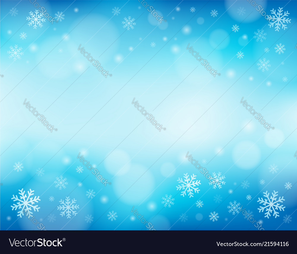 Snowflake theme background 1 Royalty Free Vector Image