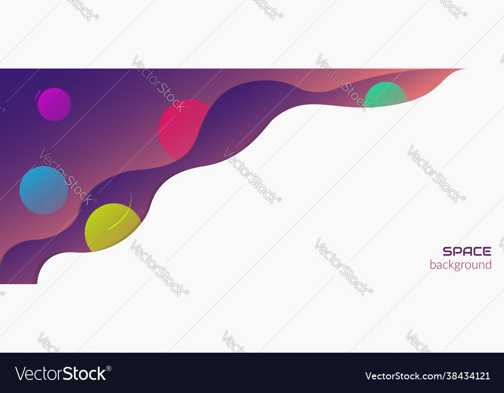 Abstract background concept space infinite Vector Image