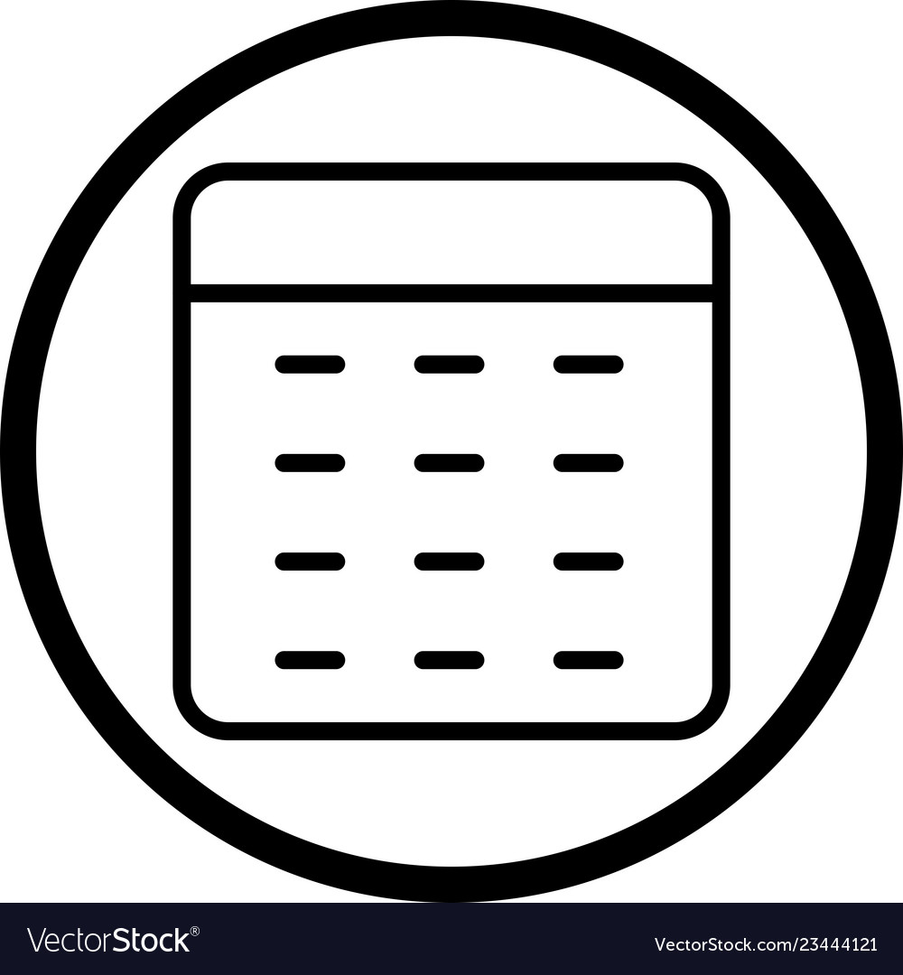 Calculator icon Royalty Free Vector Image - VectorStock