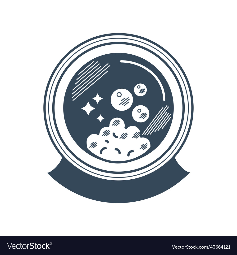 Laundry machine bubbles Royalty Free Vector Image