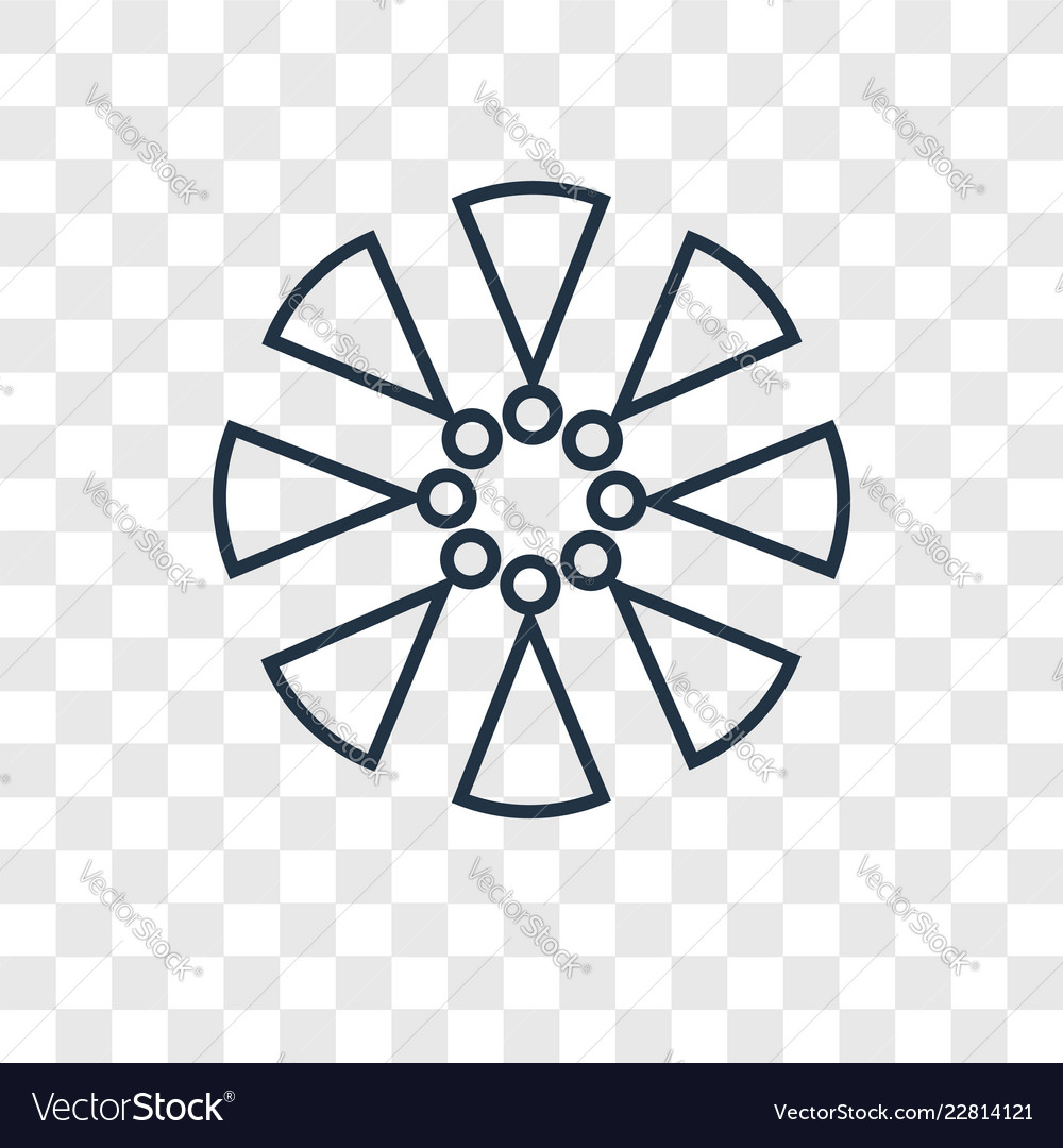 Loading concept linear icon isolated Royalty Free Vector