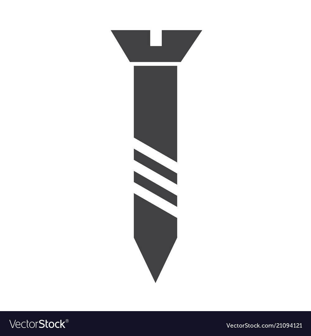 Screw icon symbol Royalty Free Vector Image - VectorStock