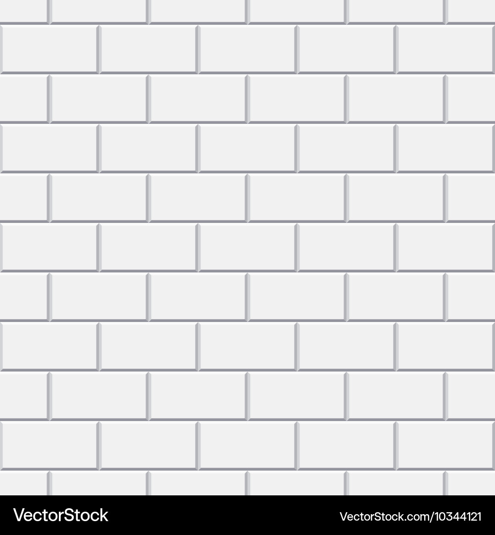 White brick seamless pattern Royalty Free Vector Image