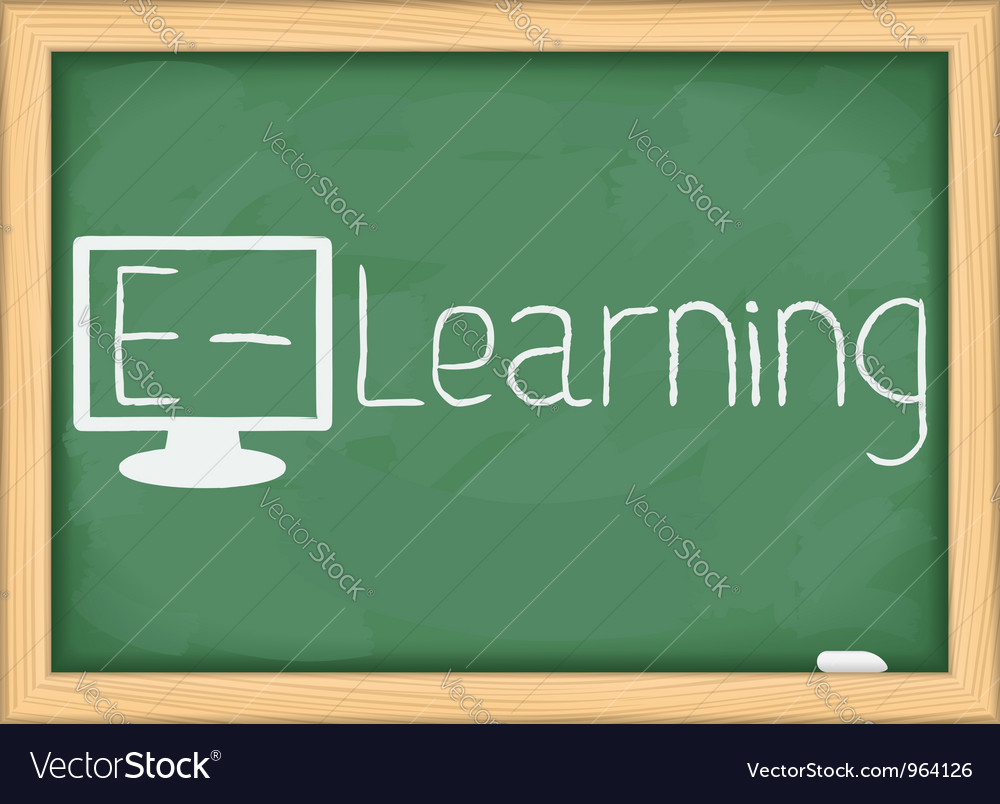 E-learning Royalty Free Vector Image - VectorStock