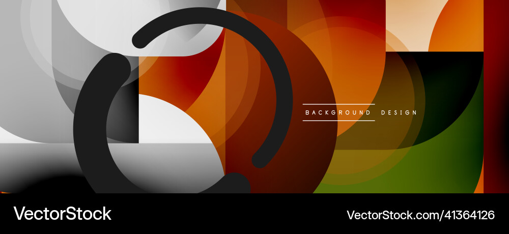 Geometrical minimal wallpaper geometric shapes Vector Image