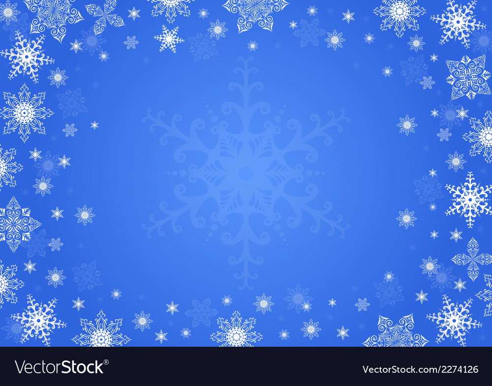 Snowflake background Royalty Free Vector Image