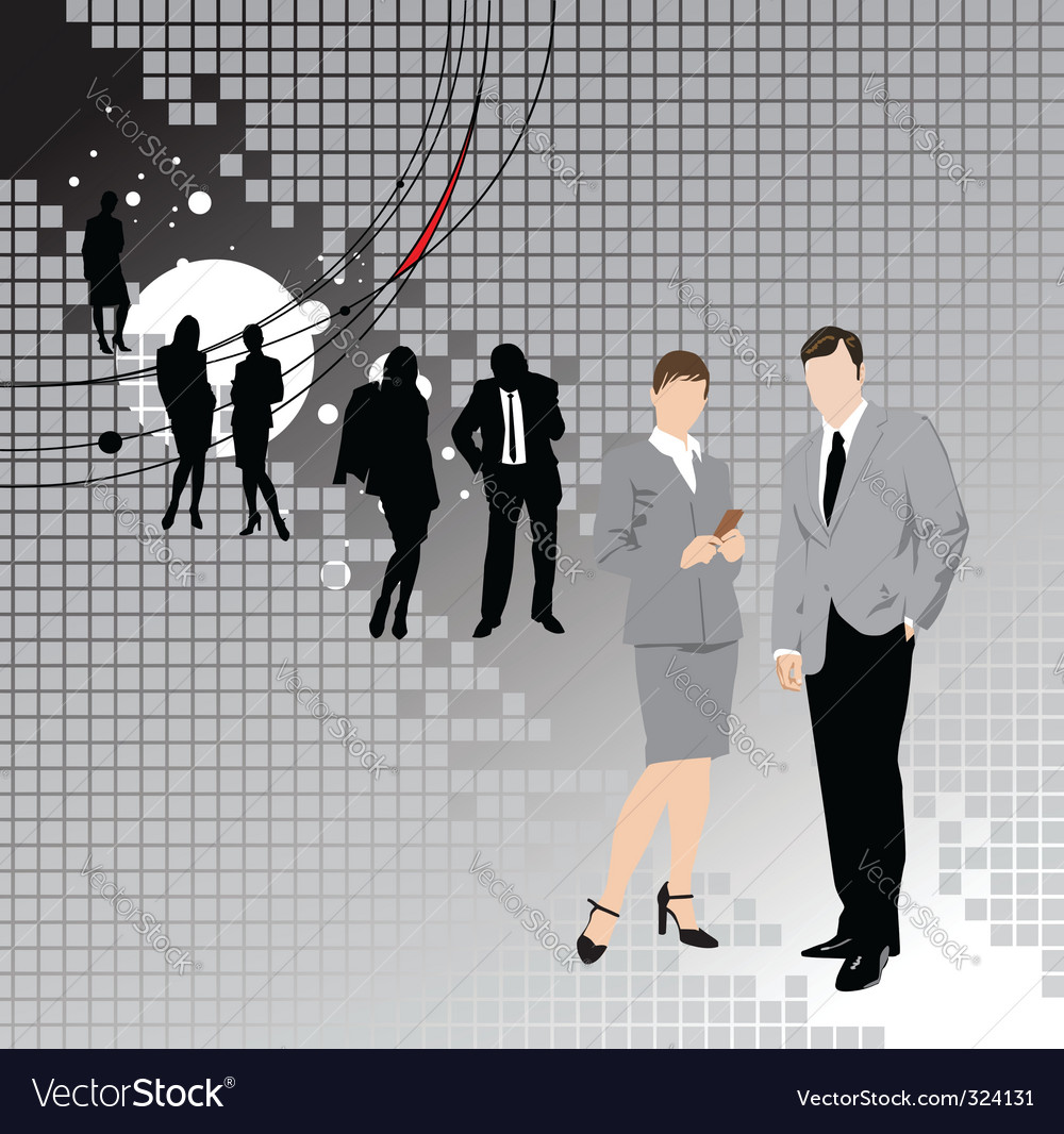 Business people Royalty Free Vector Image - VectorStock