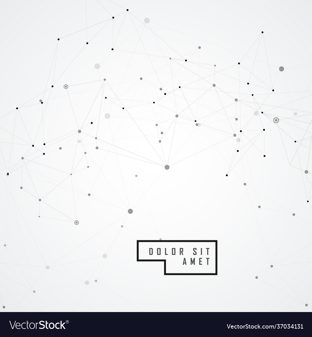 Connect Molecule Abstract Royalty Free Vector Image