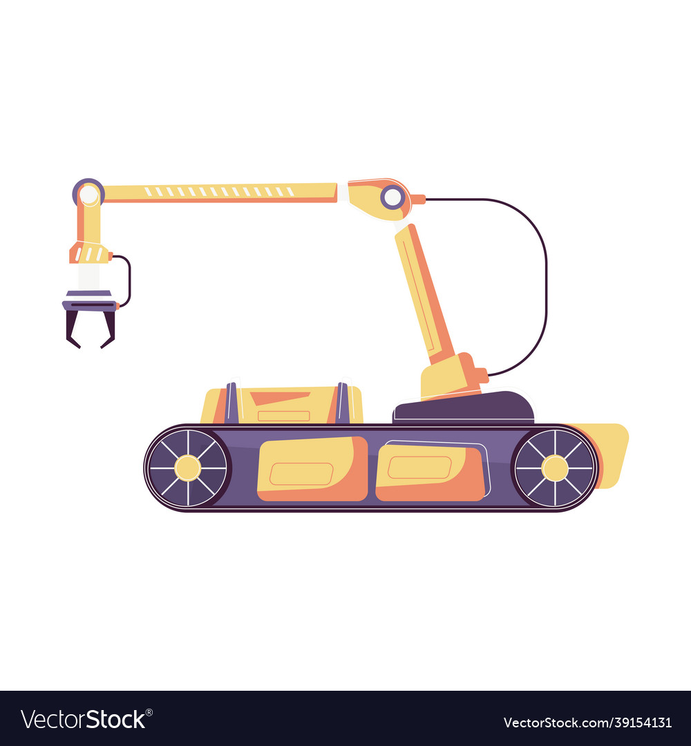 Flat manipulator icon Royalty Free Vector Image