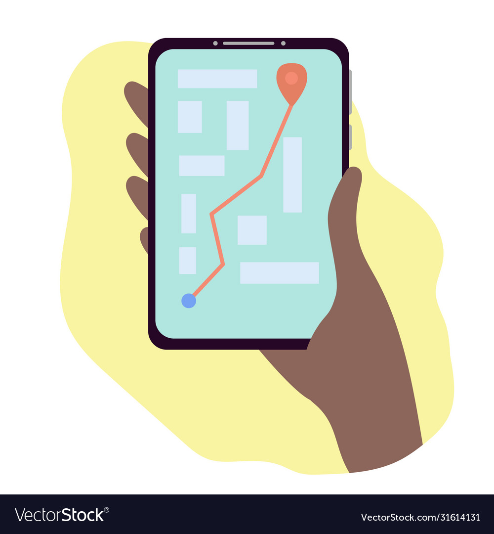 Mobile-tracker Royalty Free Vector Image - VectorStock