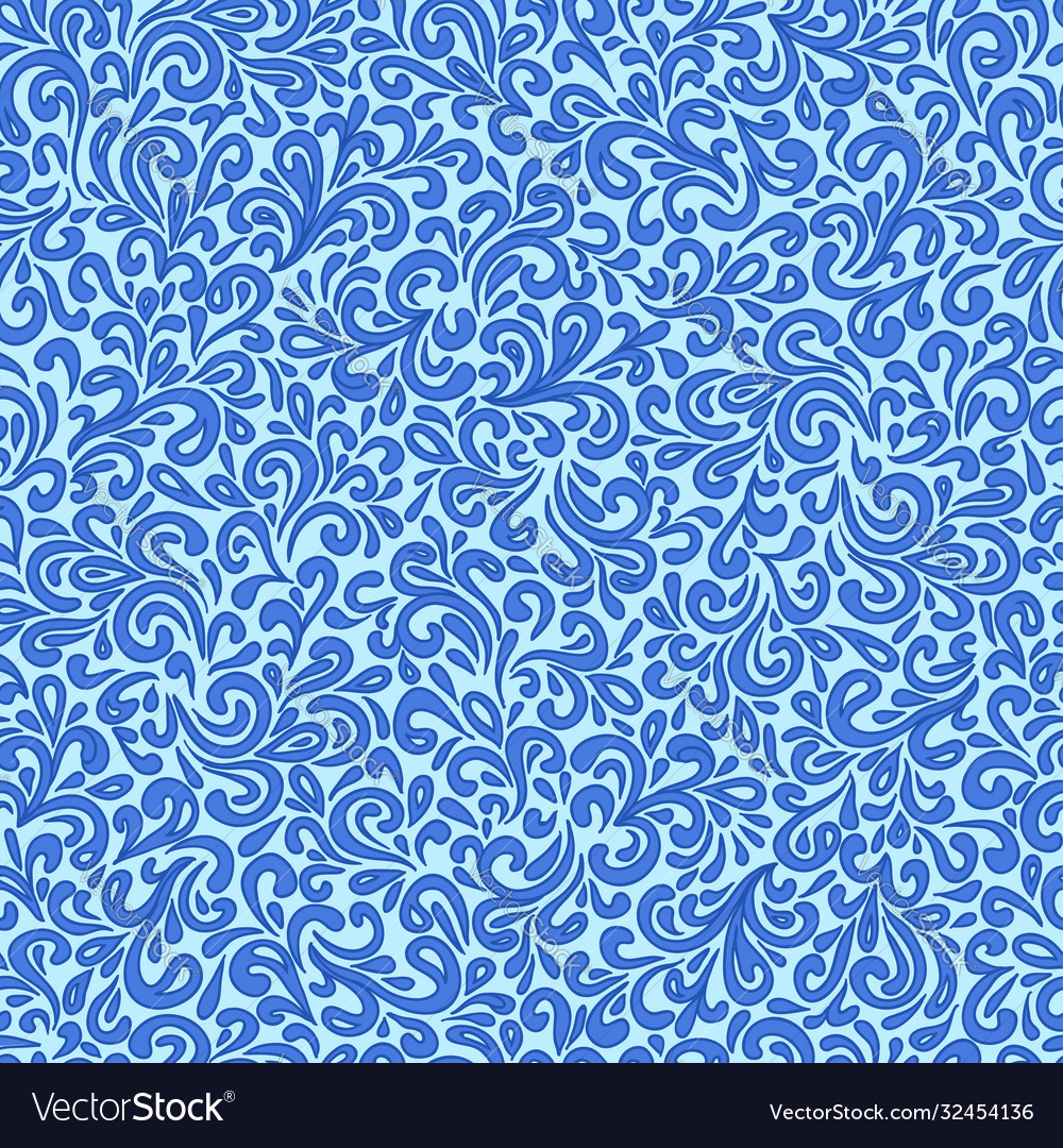 Abstract water drops pattern Royalty Free Vector Image