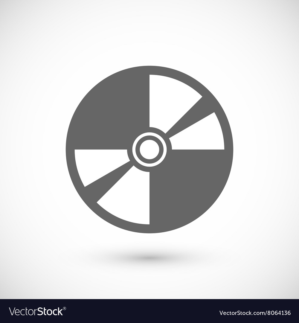 Compact disk icon Royalty Free Vector Image - VectorStock