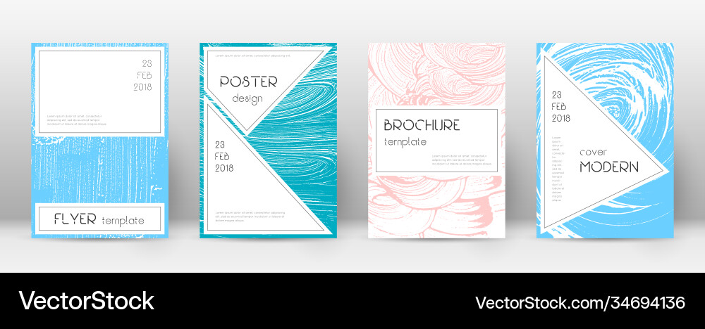 Cover page design template stylish brochure layou Vector Image