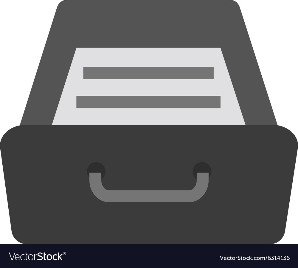 Drawer Royalty Free Vector Image - VectorStock