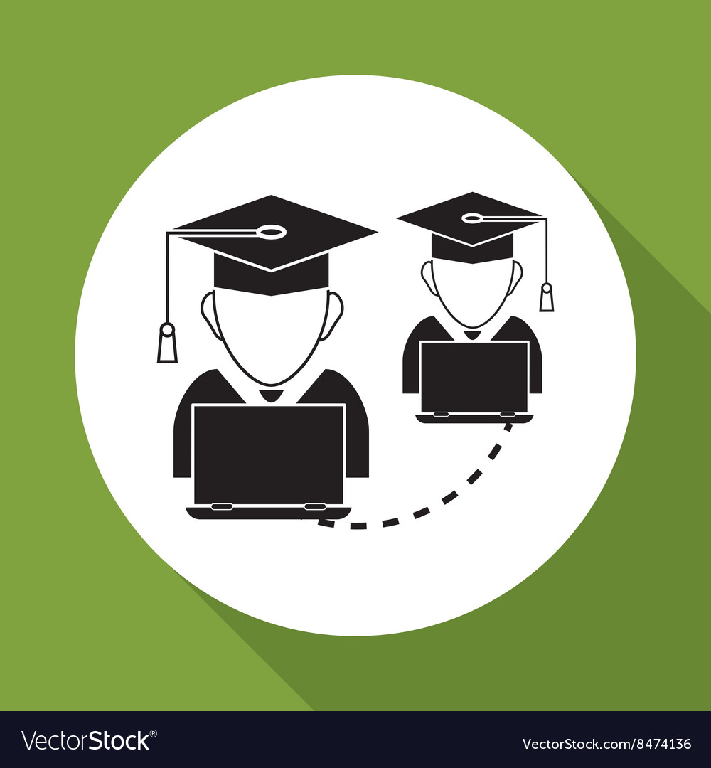 Learning graphic design Royalty Free Vector Image