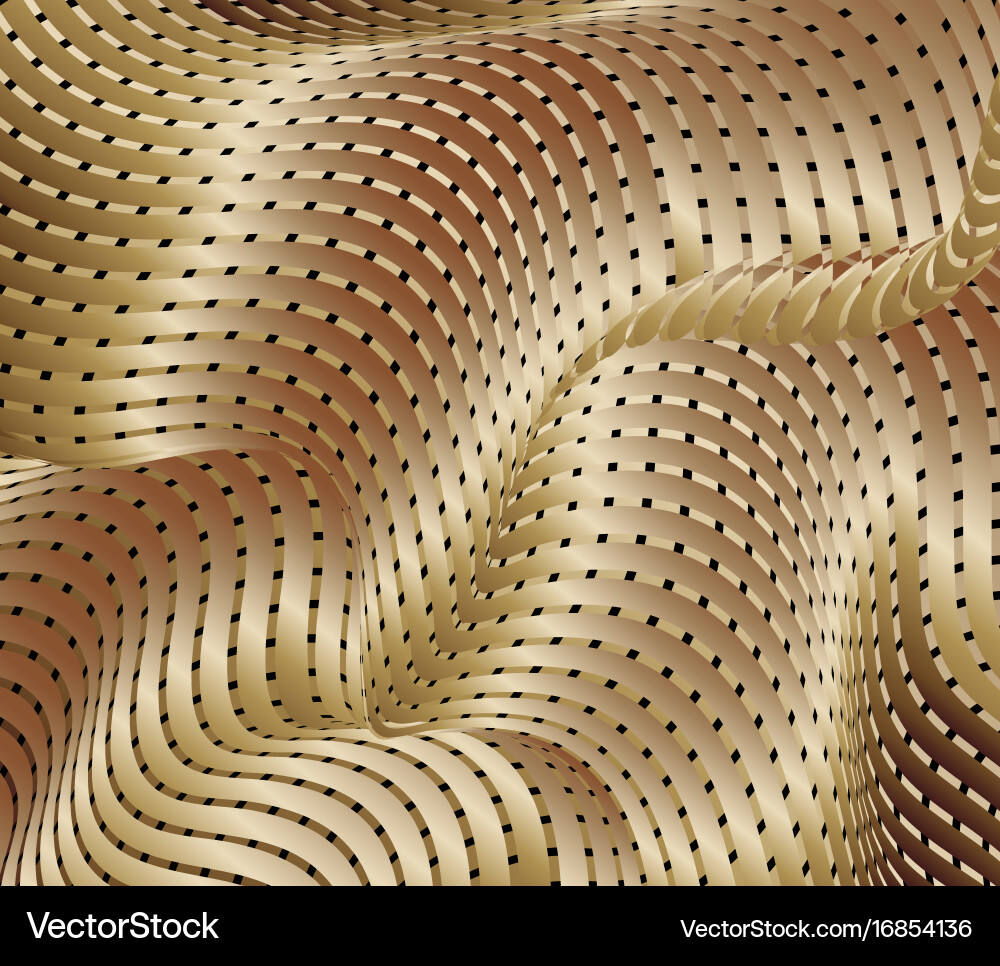 Parallel bands of metal with a gradient fill Vector Image
